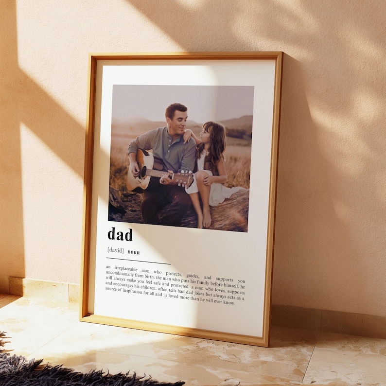 New Dad Gifts, PERSONALIZED DAD DEFINITION Print, Personalized Father's ...