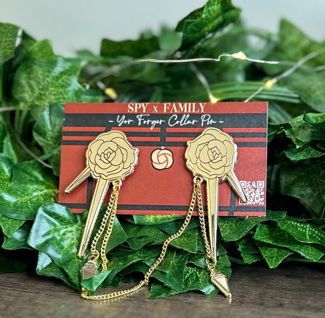 Rose Thorn Princess Collar Chained Pins - Etsy