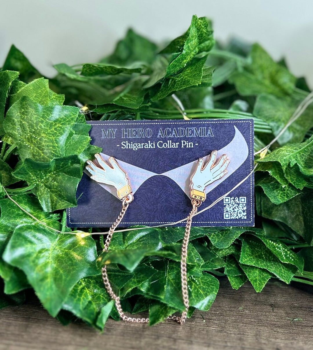 BNHA Inspired Villain Hands Collar Chained Enamel Pin - Etsy