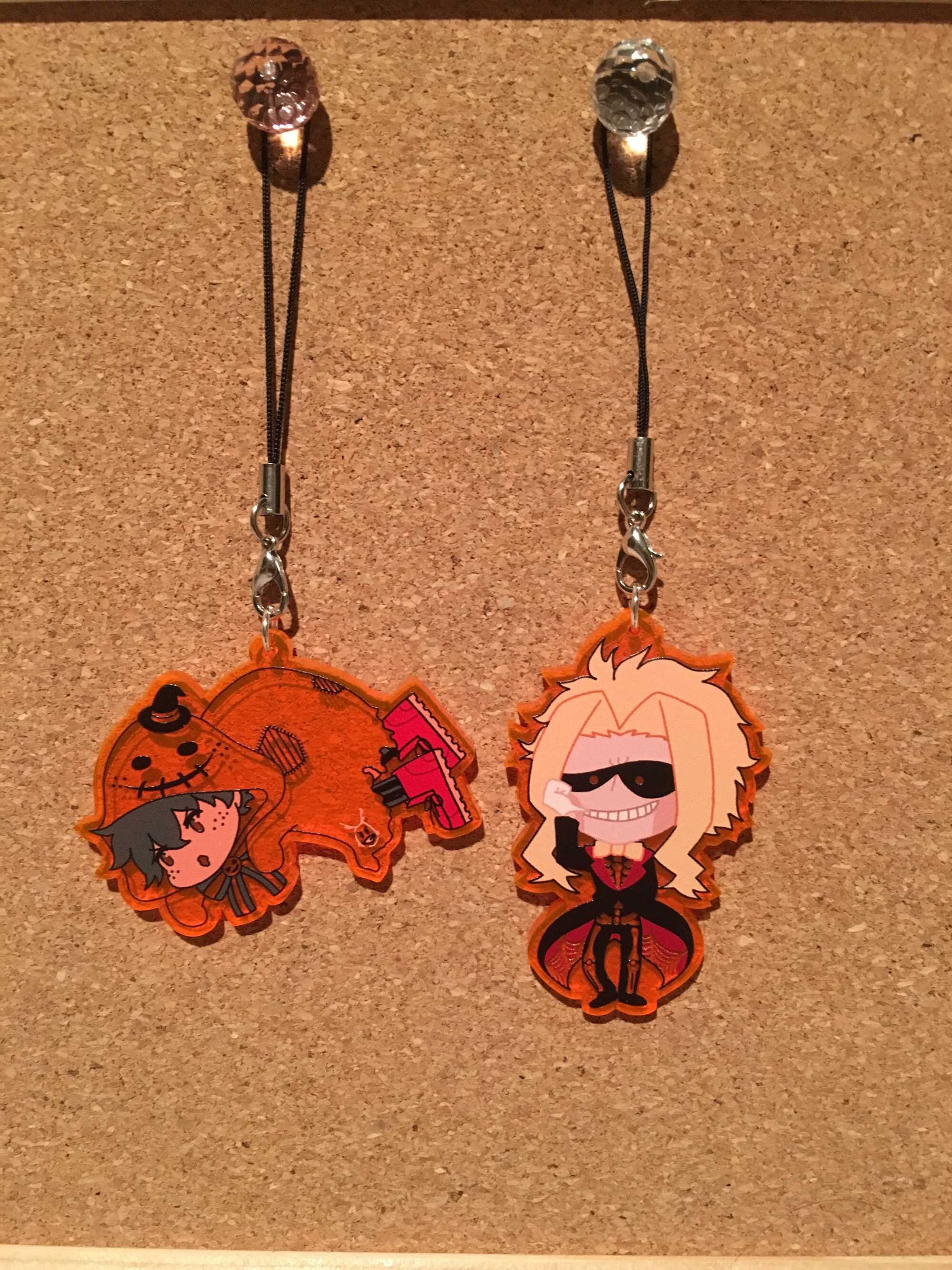 Midoriya and All Might Halloween Inspired Fluorescent Spooky Acrylic ...