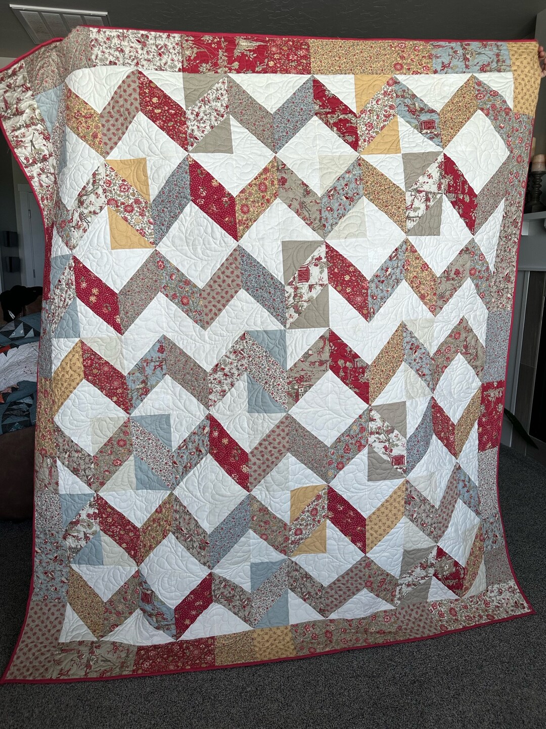 Meet Sweet Tea, a Handcrafted, Heirloom Quality Quilt Measuring "70x79 ...