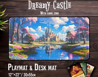 Playmat Stitch and Toothless Lorcana Card Game With Zone Option Desk ...