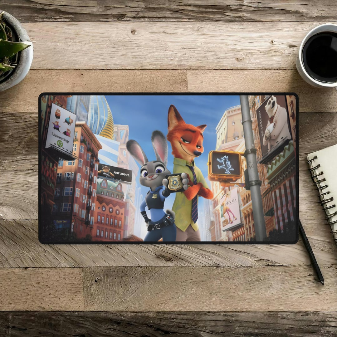Zootopia Playmat Desk Mat - Etsy