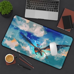 Playmat Stitch and Toothless - Lorcana Card Game With Zone Option ...