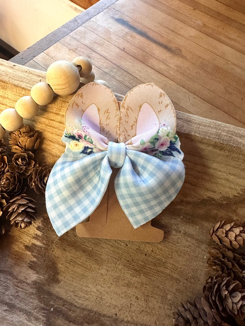 Easter Bunny Bow - Etsy
