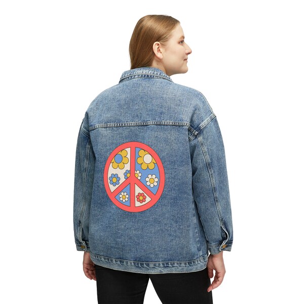 Hippie Jean Jacket - Etsy