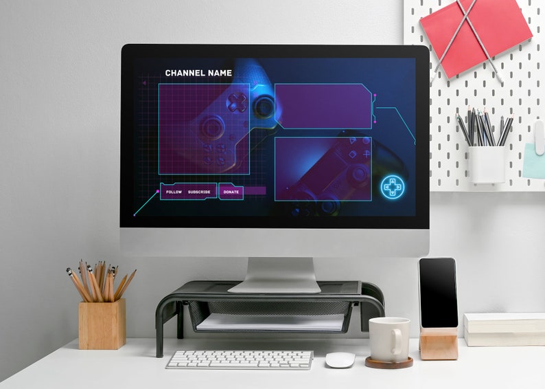 Handmade Animated Stream Overlay, Custom Overlay Design, Twitch Overlay ...