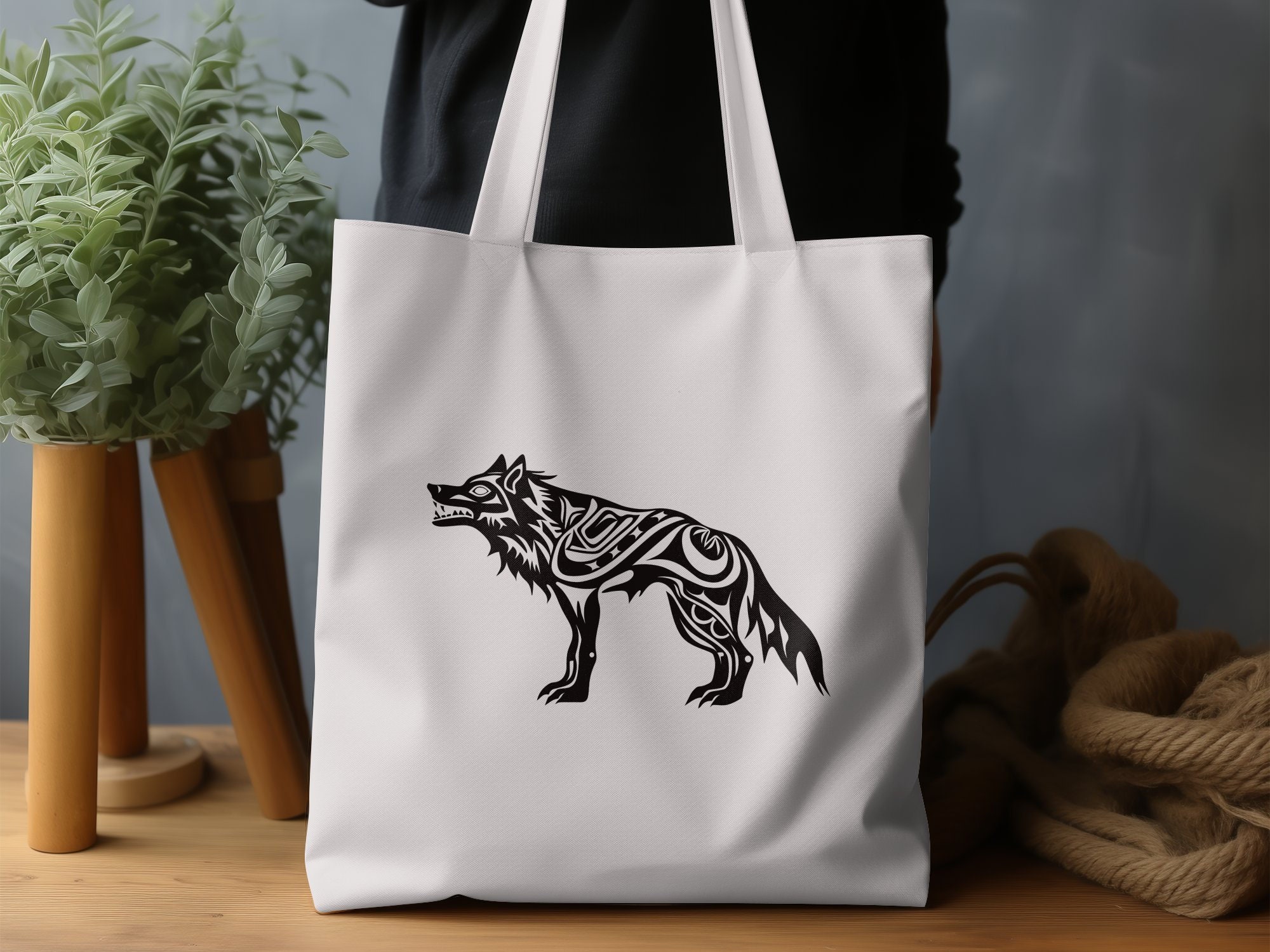 Wolf SVG Canadian Native Art Alaskan Native Art Cricut Cut File Wolf ...