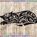 Mythical Taniwha SVG | Maori Native Art | Cricut Cut File | CNC DXF ...