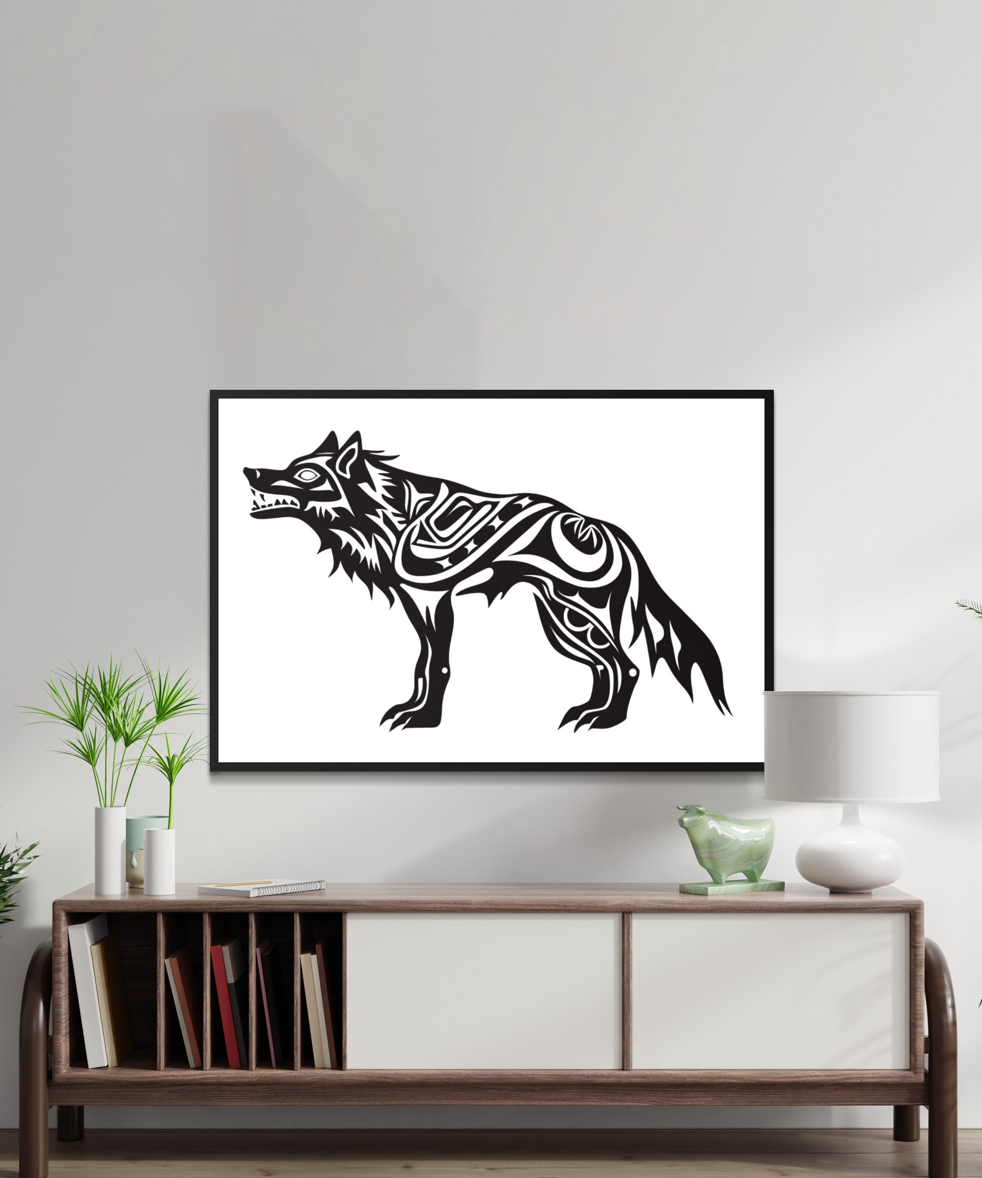 Wolf SVG Canadian Native Art Alaskan Native Art Cricut Cut File Wolf ...