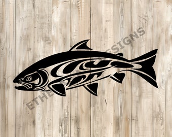 Salmon Cricut - Etsy