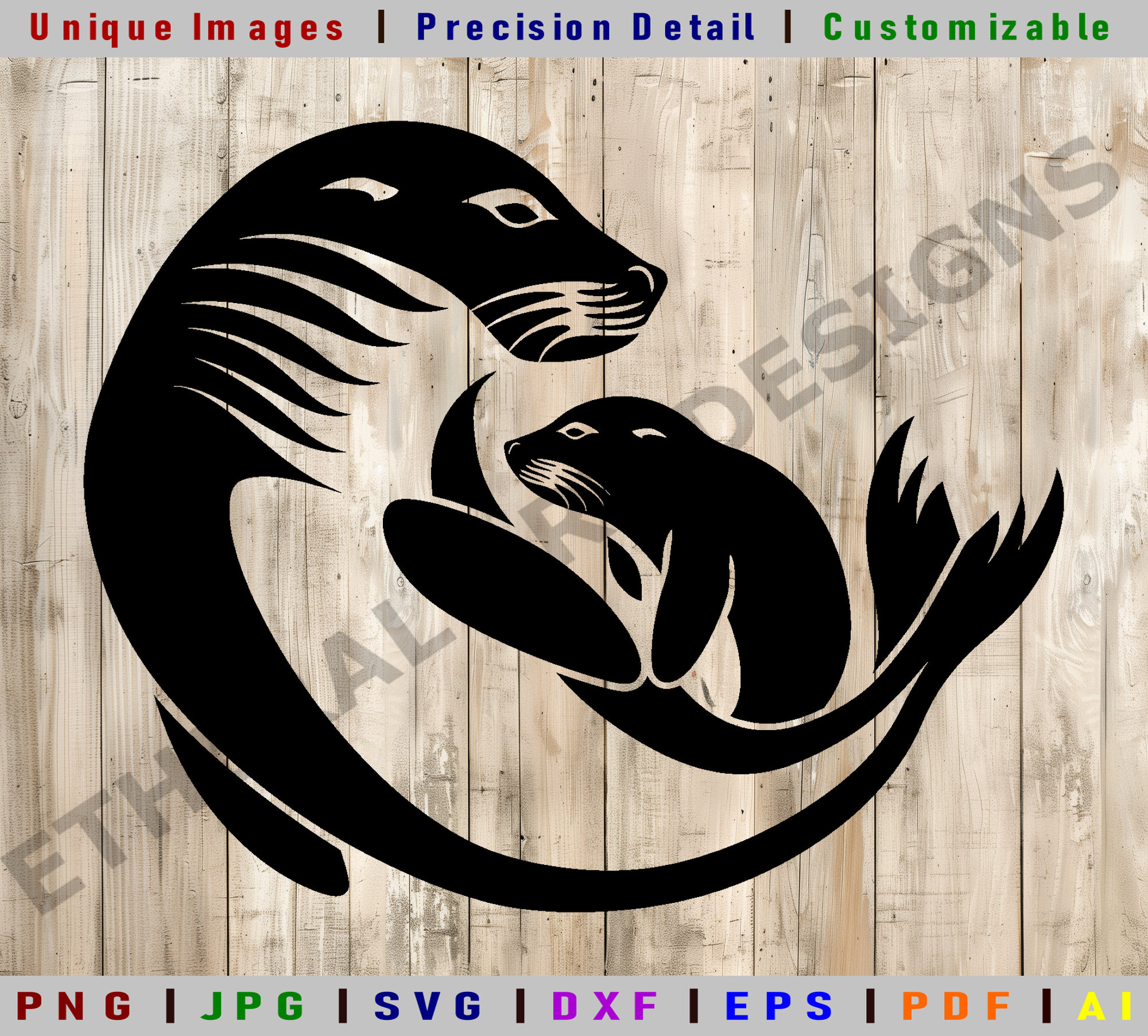 Seal SVG | Seals DXF | Inuit Art | Alaskan Native Art | Cricut Cut File ...
