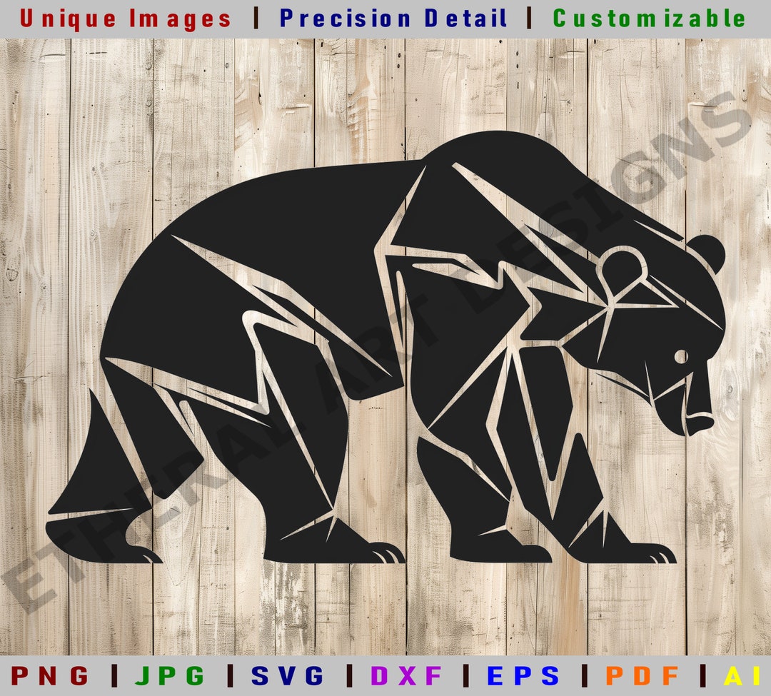 Lightning Bear SVG | Alaskan Canadian Native Art | Cricut Cut File ...