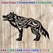 Wolf SVG Canadian Native Art Alaskan Native Art Cricut Cut File Wolf ...
