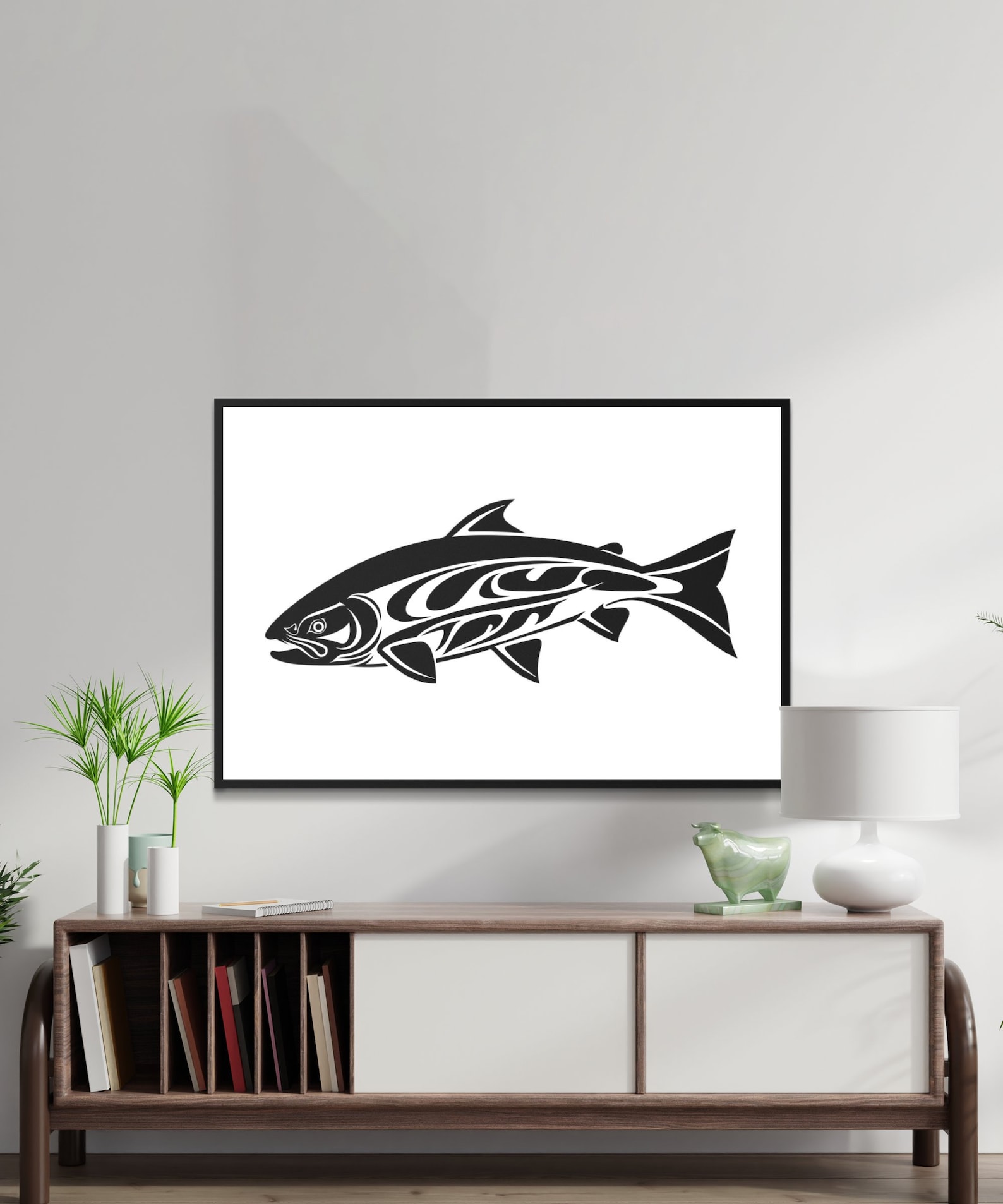 Salmon SVG | Canadian Native Art | Alaskan Native Art | Cricut Cut File ...