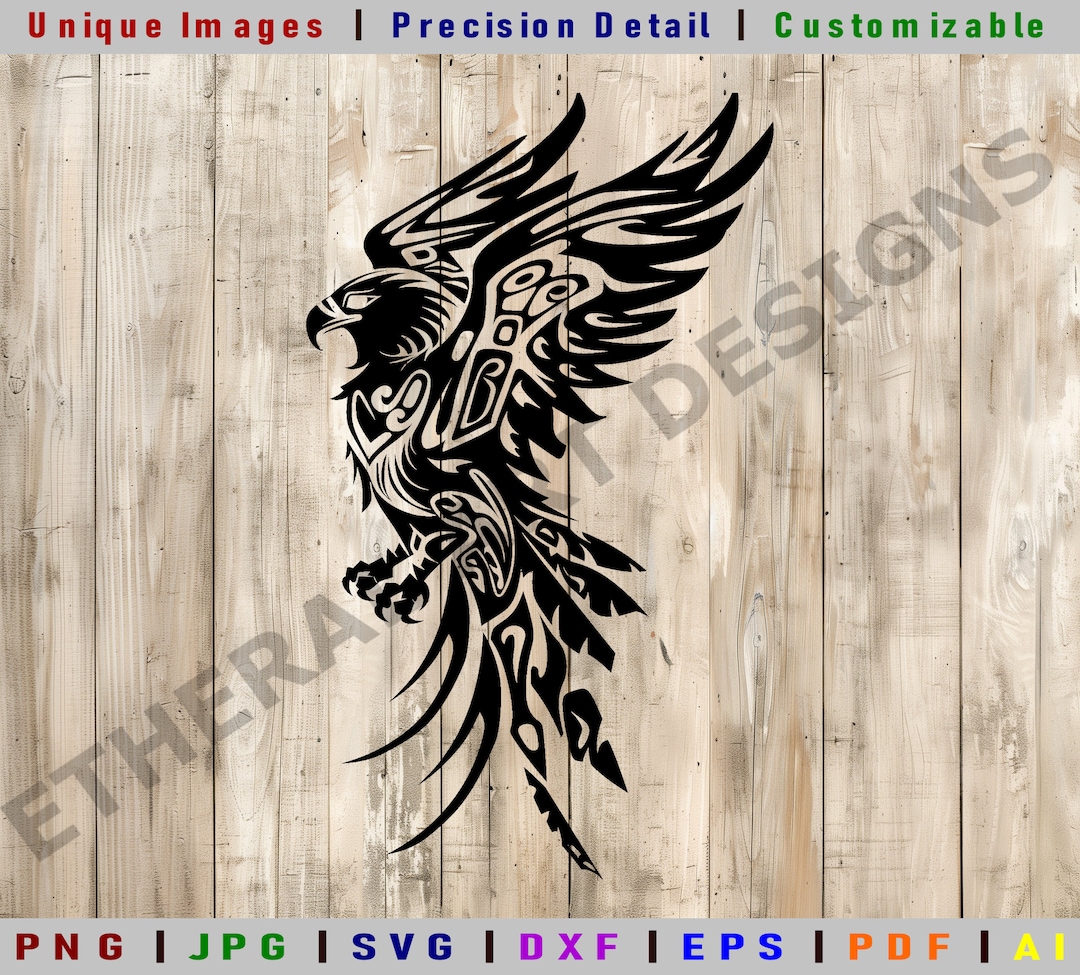 Eagle SVG | Canadian Native Art | Alaskan Native Art | Cricut Cut File ...