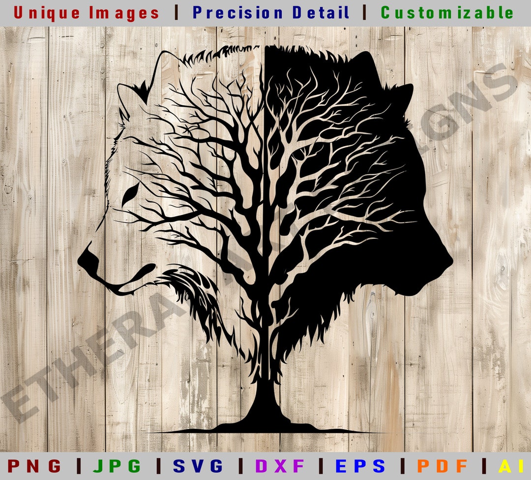 Tree Bear SVG | Alaskan Canadian Native Art | Cricut Cut File | CNC DXF ...