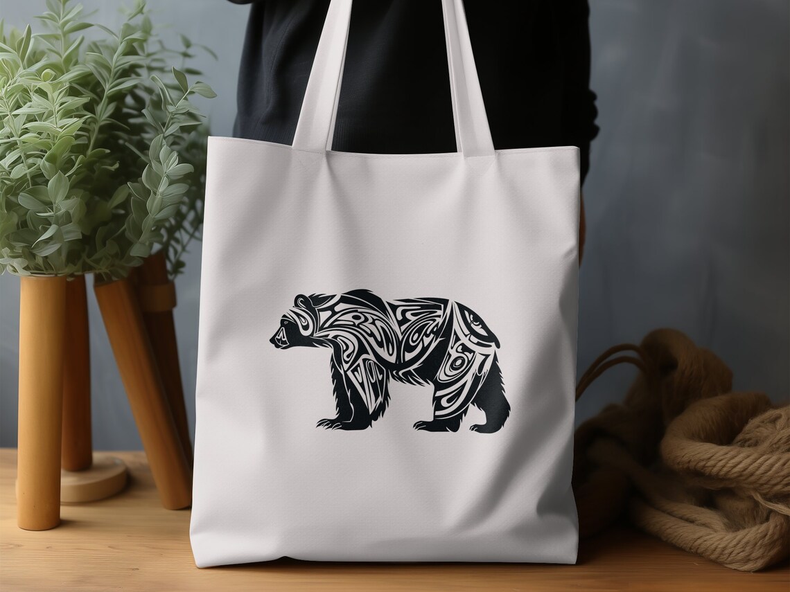 Bear SVG | Canadian Native Art | Alaskan Native Art | Cricut Cut File ...