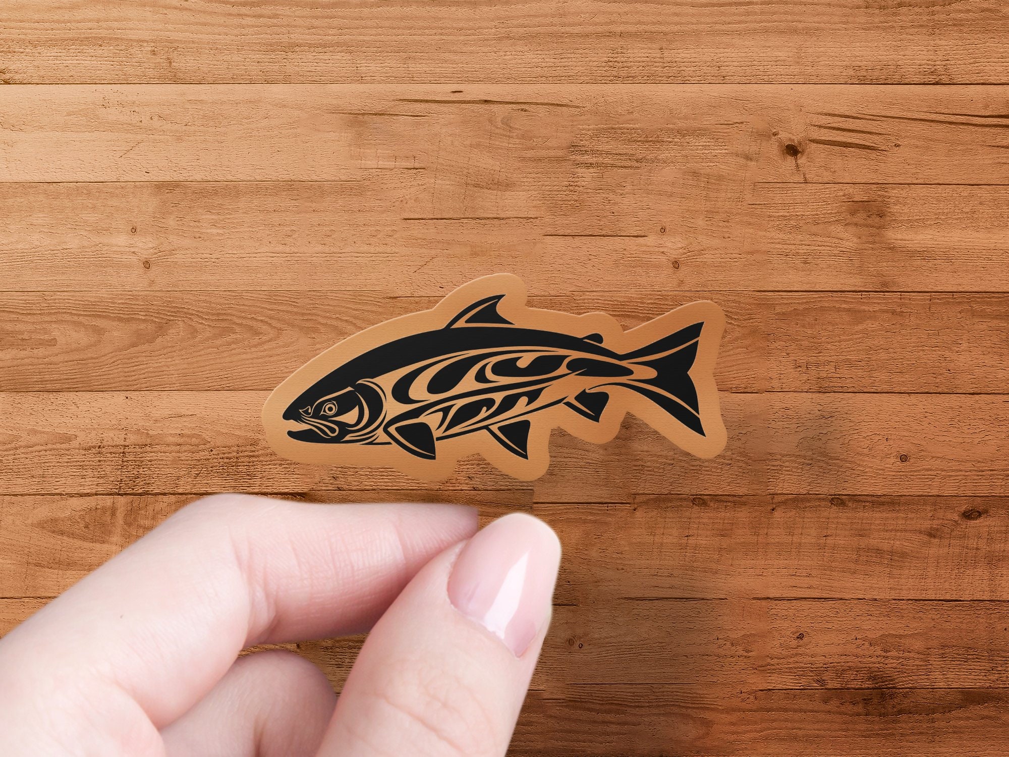 Salmon SVG | Canadian Native Art | Alaskan Native Art | Cricut Cut File ...
