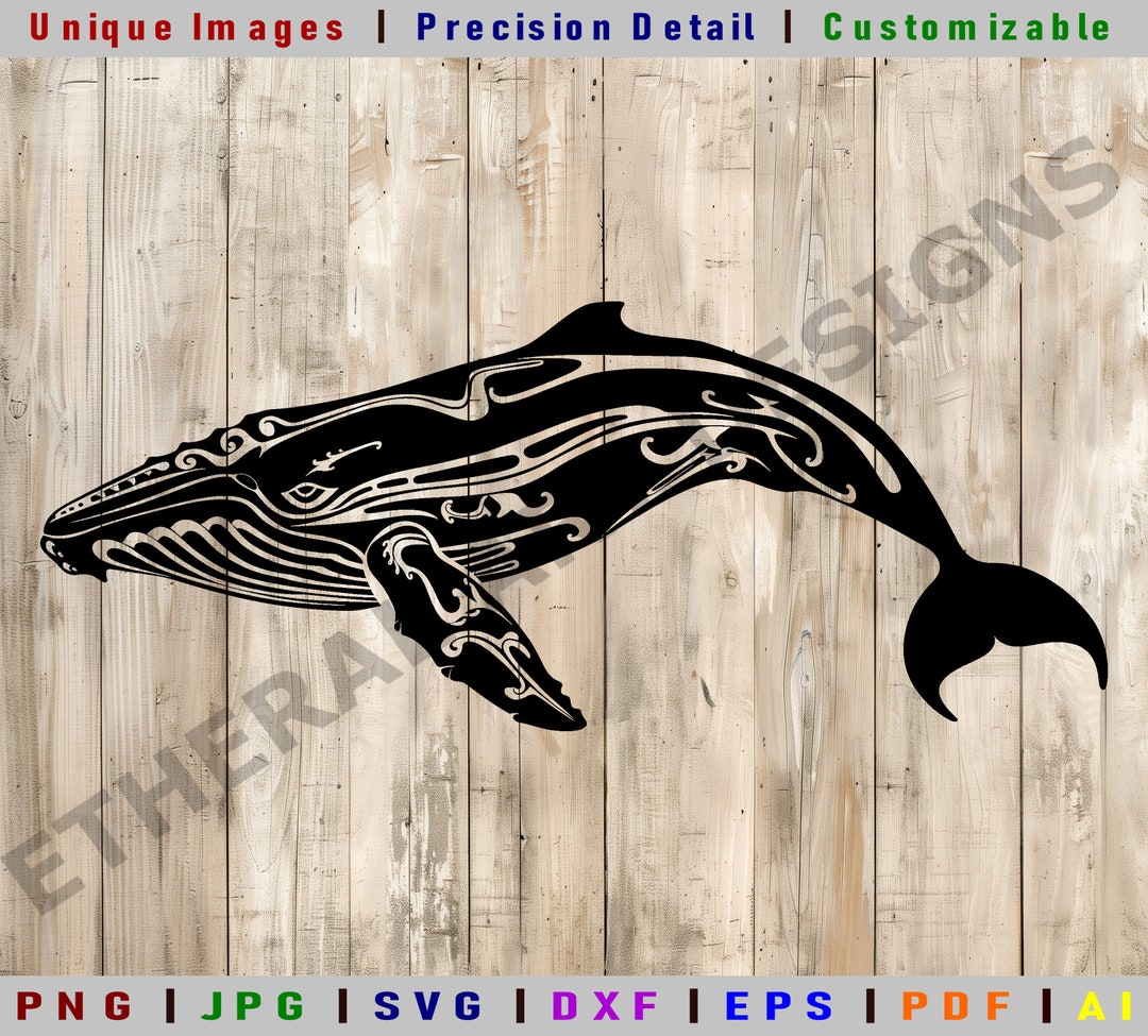 Whale SVG | Whale DXF | Inuit Art | Alaskan Native Art | Cricut Cut ...