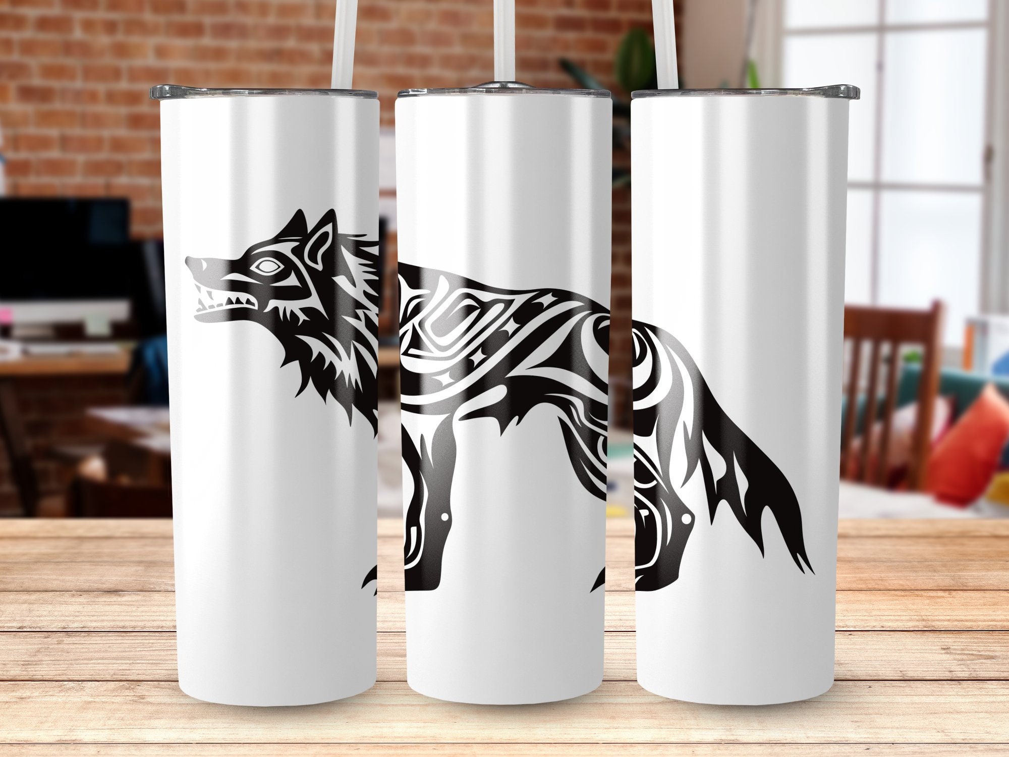 Wolf SVG Canadian Native Art Alaskan Native Art Cricut Cut File Wolf ...
