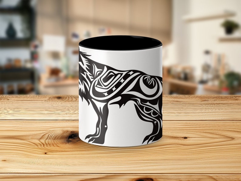 Wolf SVG Canadian Native Art Alaskan Native Art Cricut Cut File Wolf ...