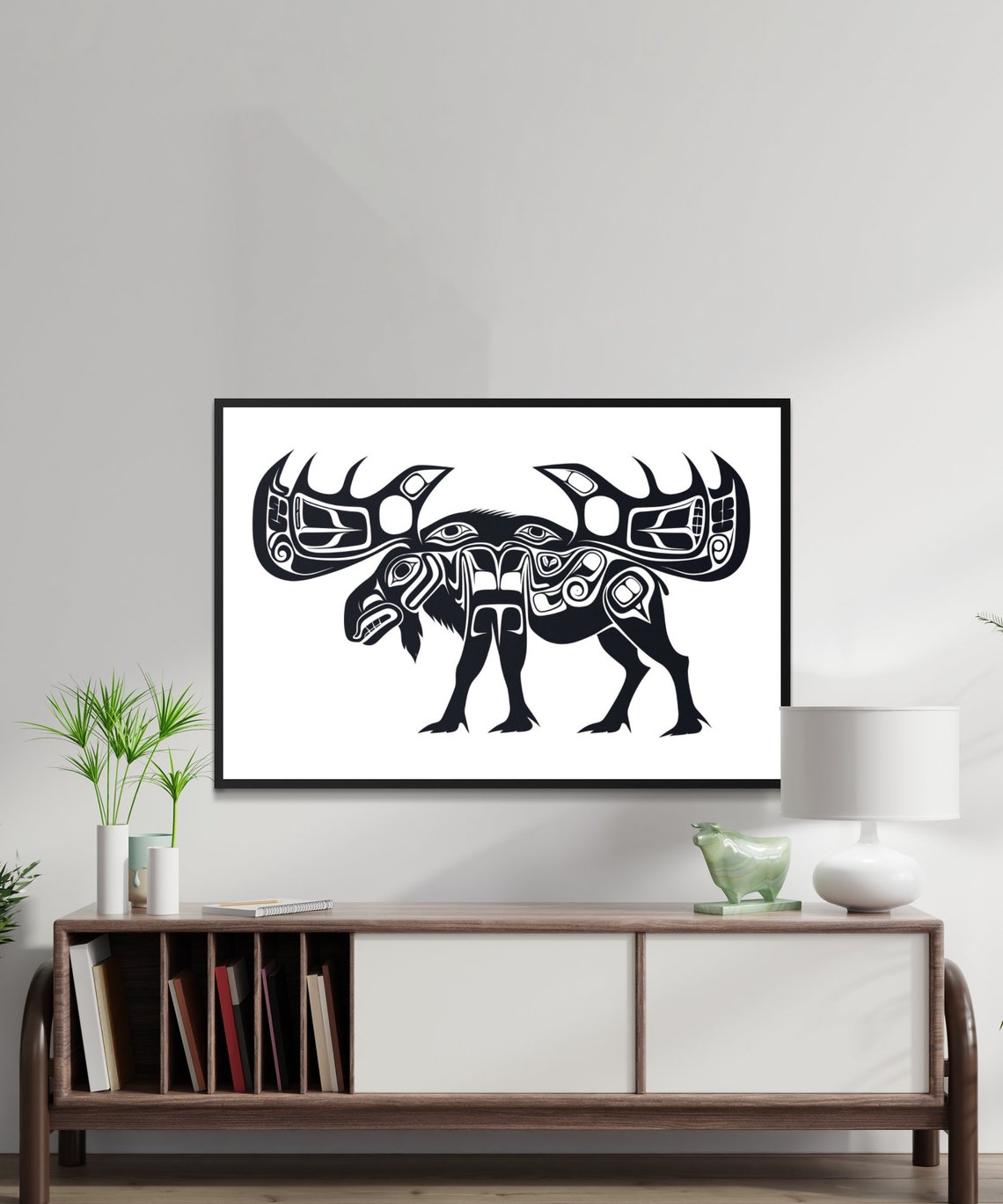Moose SVG Canadian Native Art Alaskan Native Art Cricut Cut File Moose ...