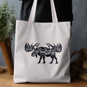 Moose SVG | Canadian Native Art | Alaskan Native Art | Cricut Cut File ...