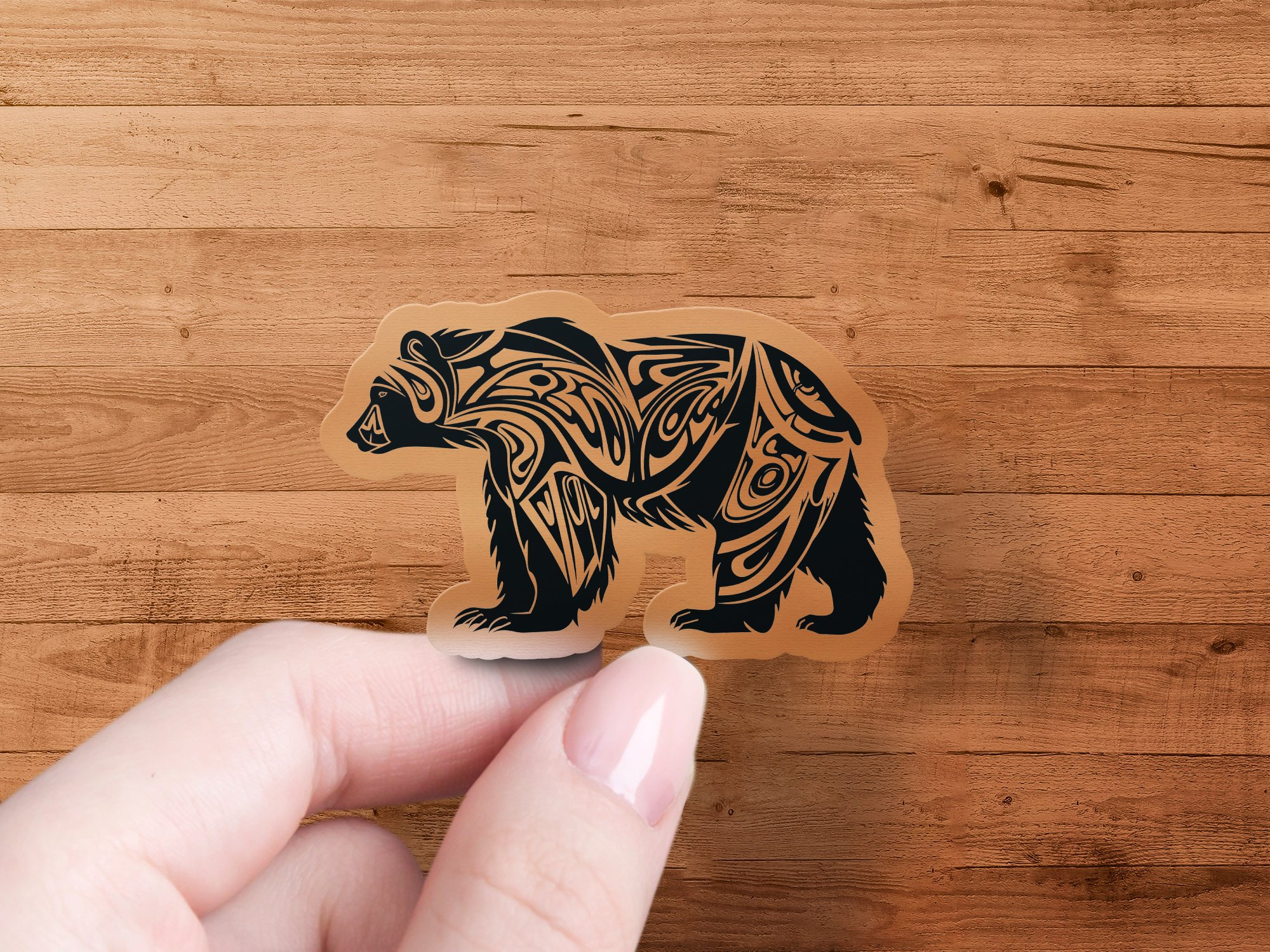 Bear SVG Canadian Native Art Alaskan Native Art Cricut Cut File Bear ...