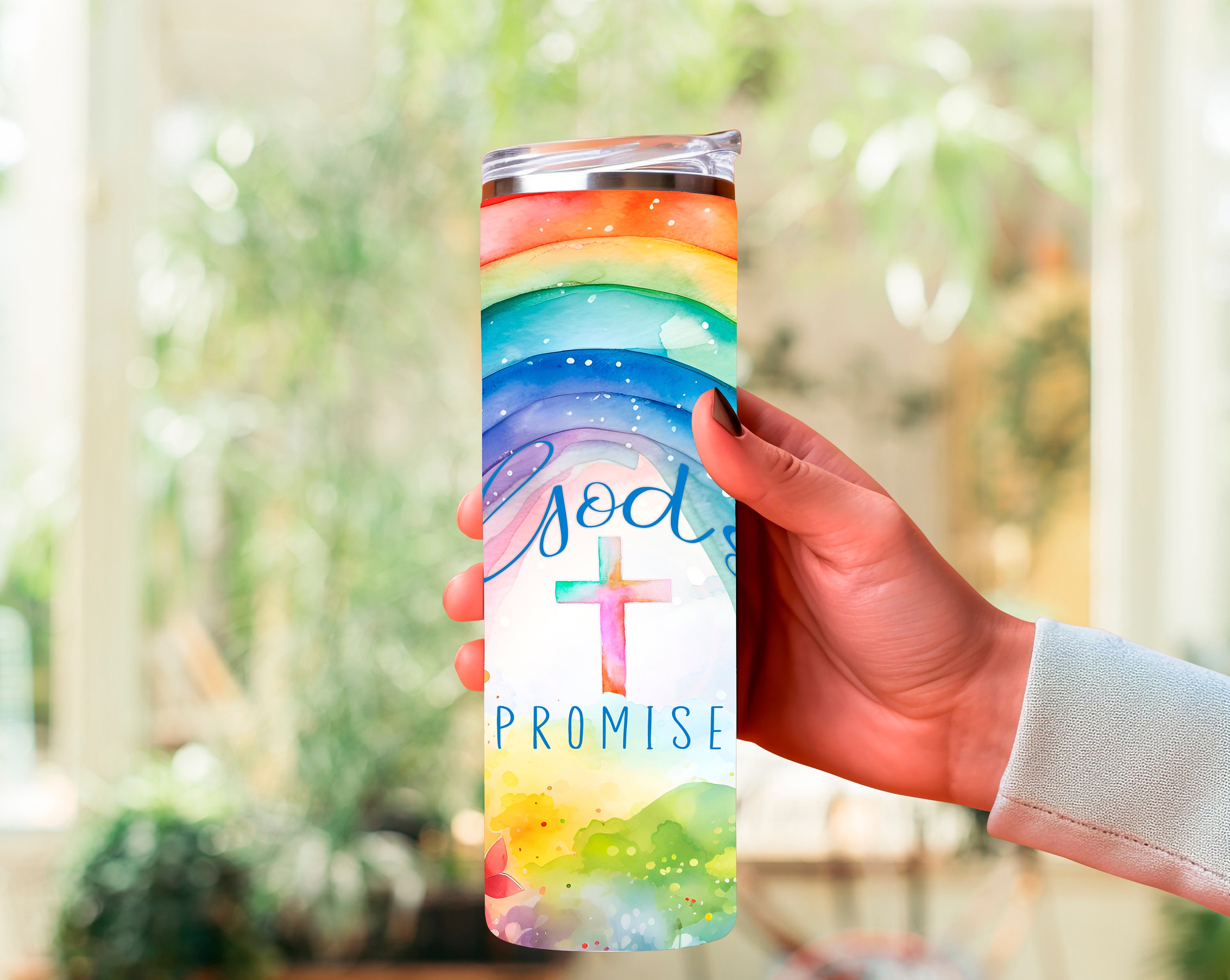 God's Promise Rainbow Tumbler Wrap, God's Rainbow Covenant, God's ...