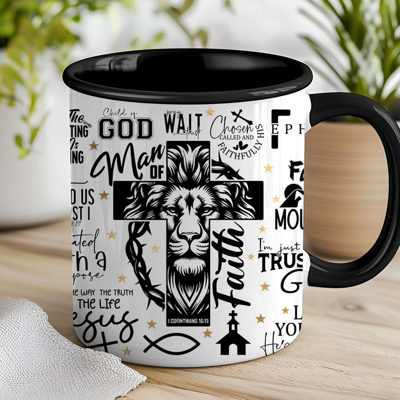Christian Men Mugs Wraps - Etsy