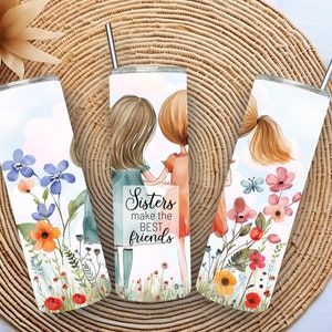 Sisters Sublimation Design, Sister Wrap, Digital Sublimation Design ...