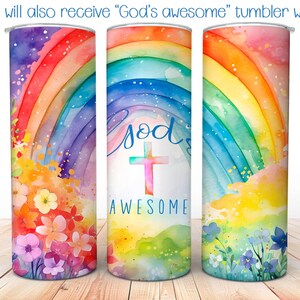 God's Promise Rainbow Tumbler Wrap, God's Rainbow Covenant, God's ...