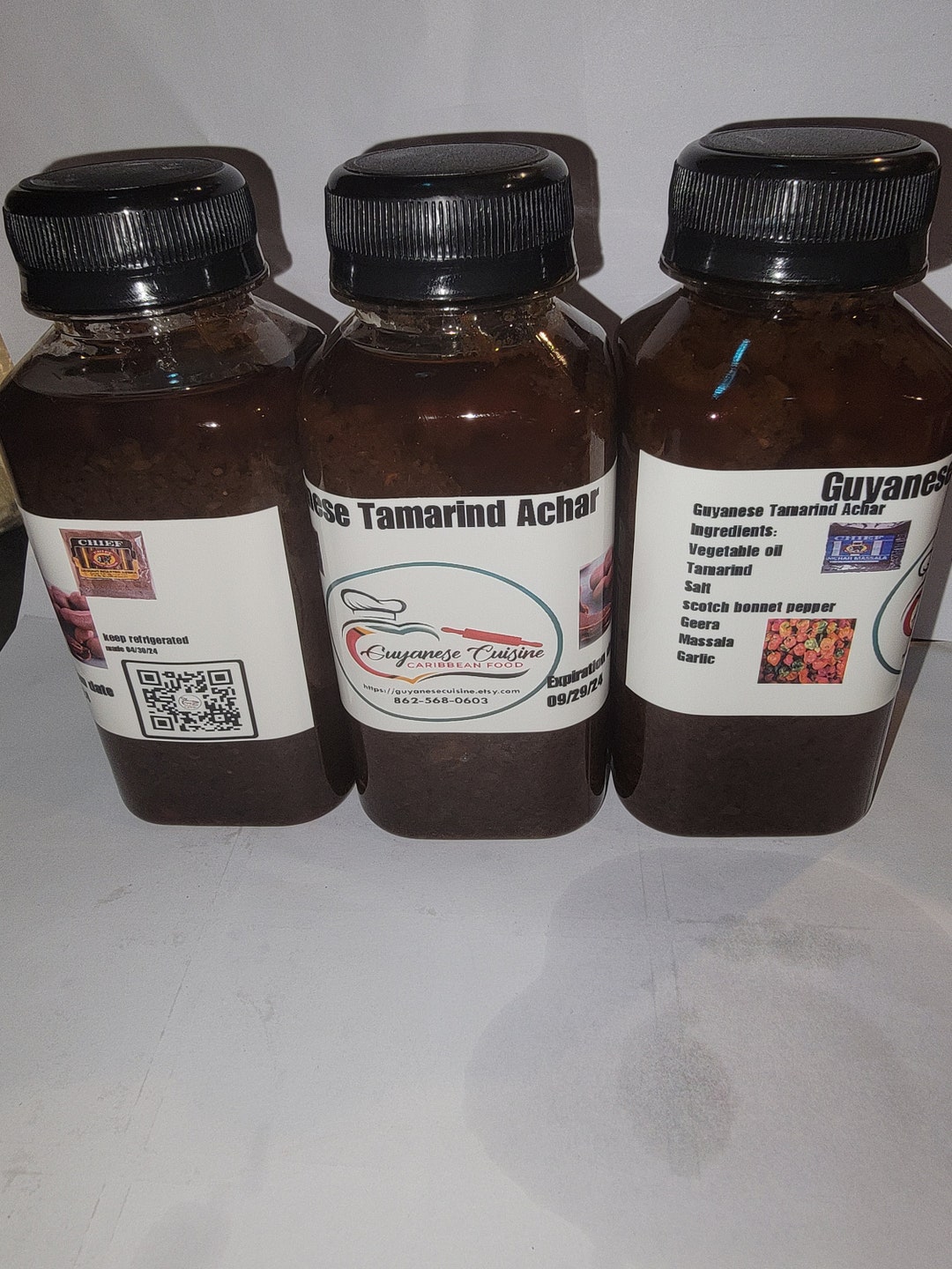 Guyanese Tamarind Achar. It's 1 Bottle Size 8oz - Etsy