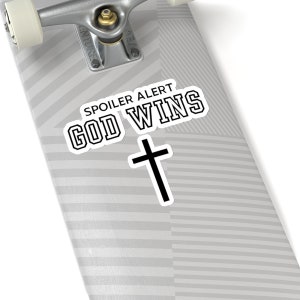 Christian Faith Sticker God Wins Jesus Sticker for Bible Journaling ...