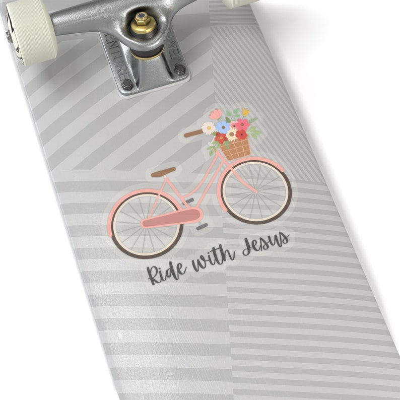 Christian Faith Sticker Bicycle Jesus Sticker for Bible Journaling ...