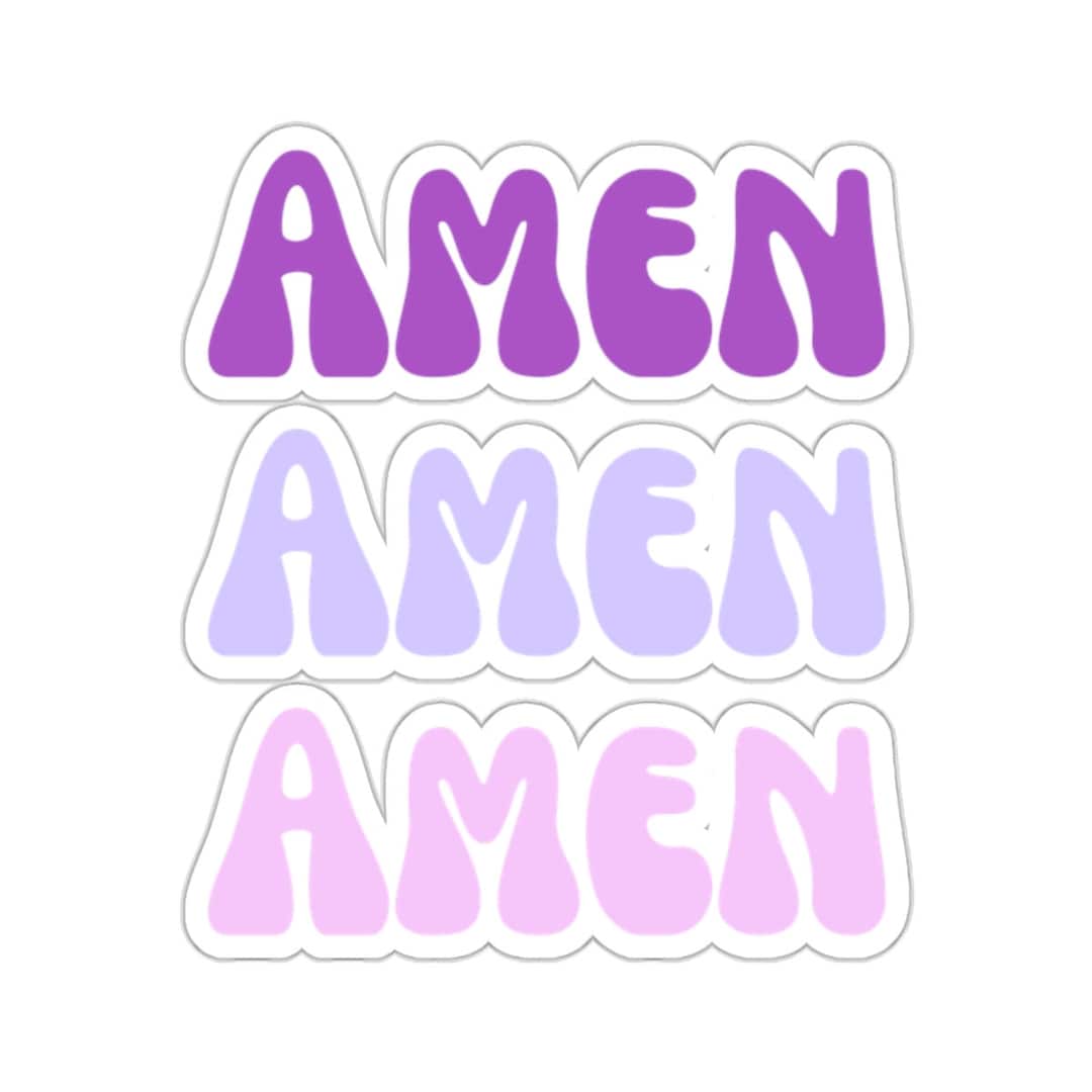 Christian Faith Sticker Amen Jesus Sticker for Bible Journaling ...