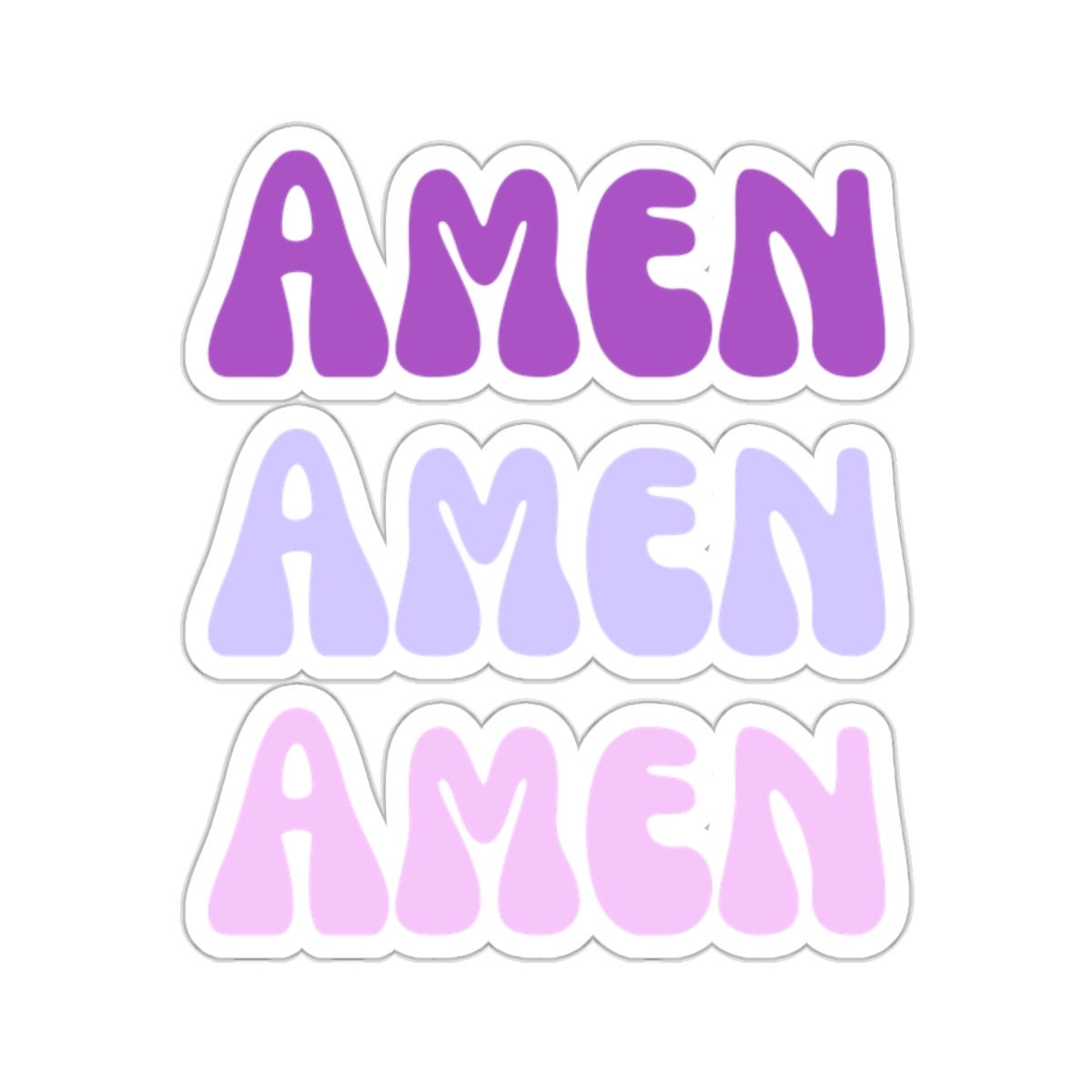 Christian Faith Sticker Amen Jesus Sticker for Bible Journaling ...