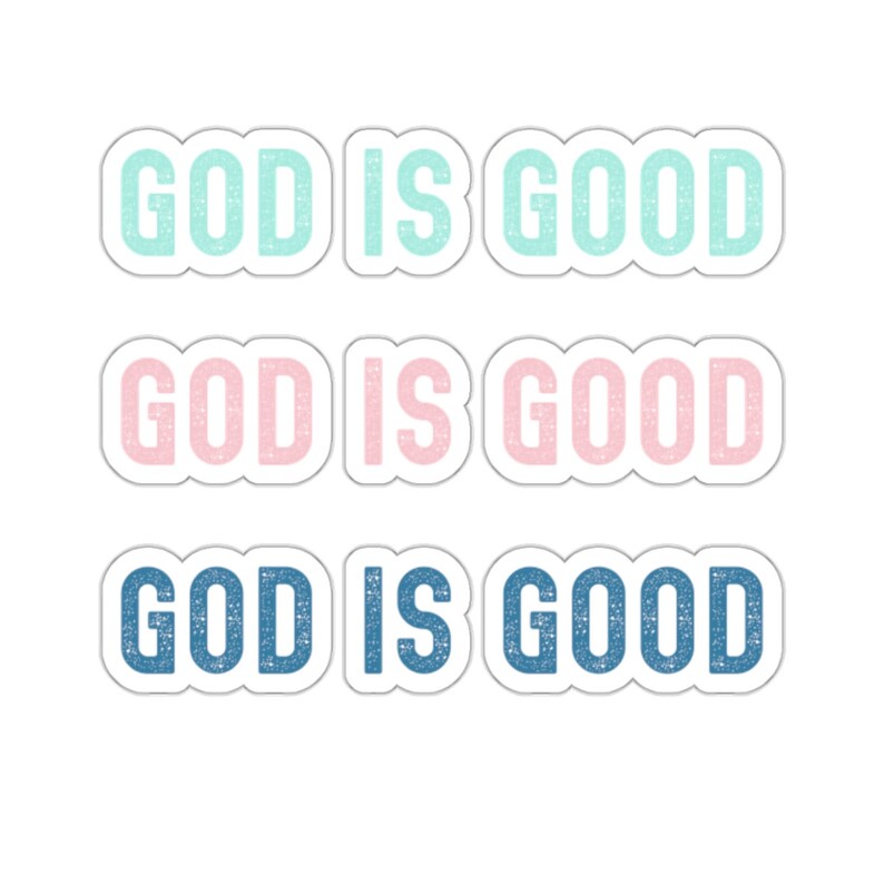 Christian Faith Sticker God is Good Jesus Sticker for Bible Journaling ...