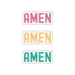 Christian Faith Sticker Amen Jesus Sticker for Bible Journaling ...