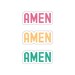 Christian Faith Sticker Amen Jesus Sticker for Bible Journaling ...