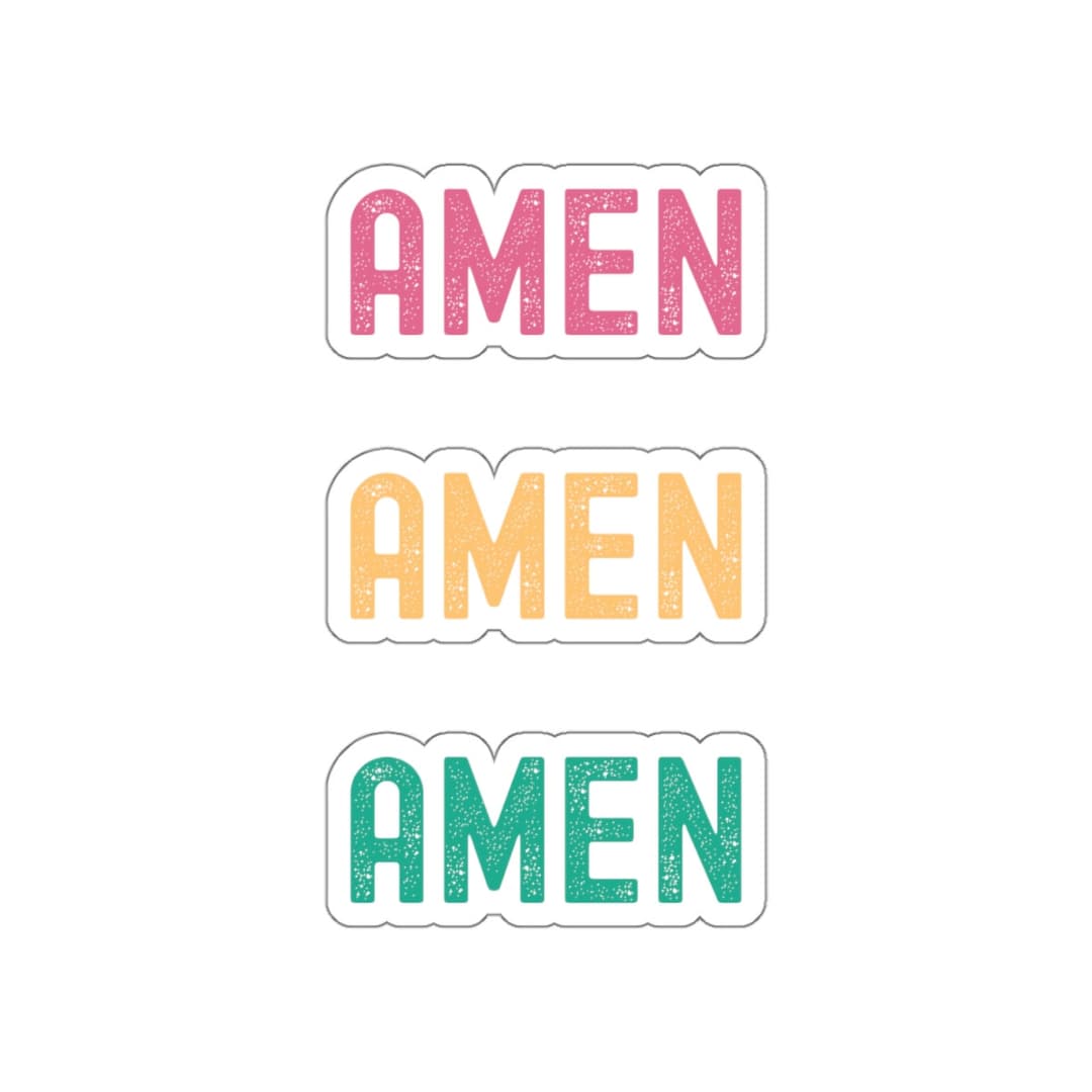 Christian Faith Sticker Amen Jesus Sticker for Bible Journaling ...