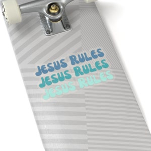 Christian Faith Sticker Jesus Rules Jesus Sticker for Bible Journaling ...