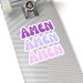 Christian Faith Sticker Amen Jesus Sticker for Bible Journaling ...