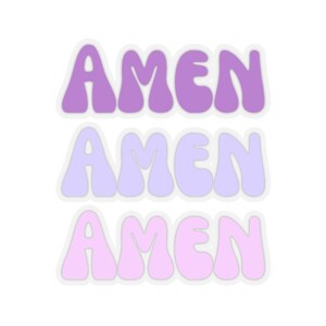 Christian Faith Sticker Amen Jesus Sticker for Bible Journaling ...