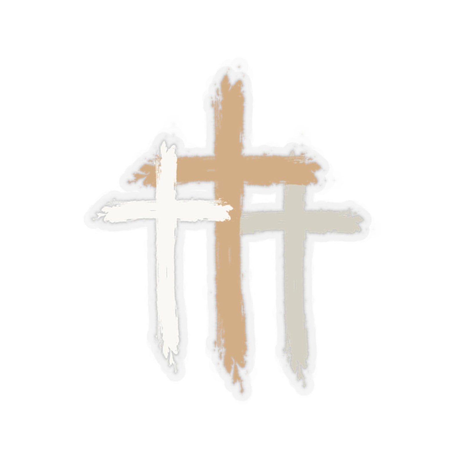 Christian Faith Sticker Three Crosses Jesus Sticker Bible Journaling ...