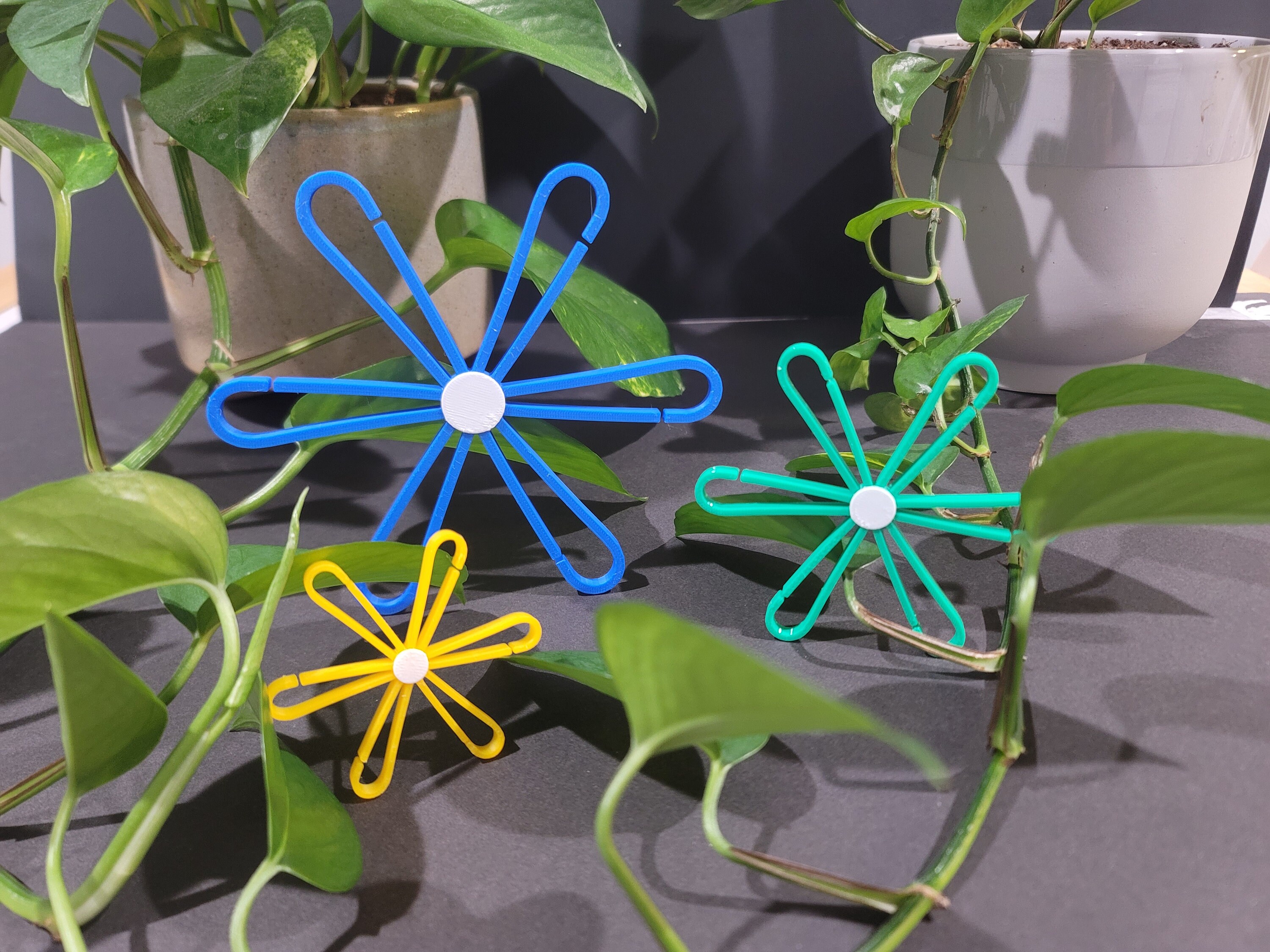 Flower Shaped Stem Holders - Plant Support - Plant Accessories - Etsy