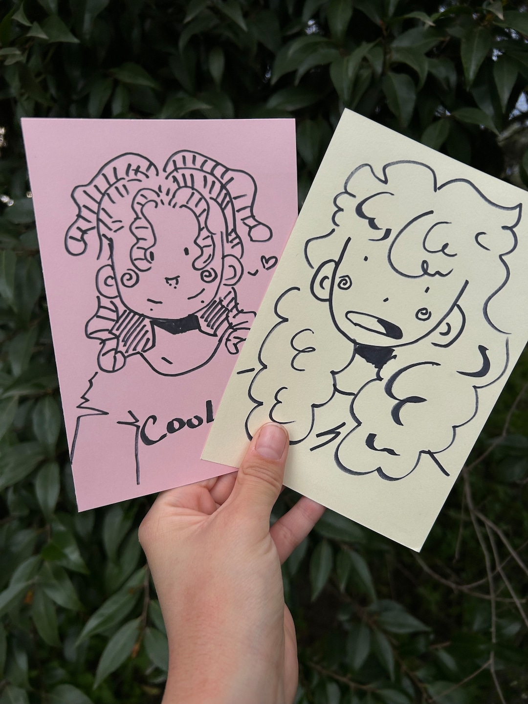 Self Portrait Doodle - Etsy