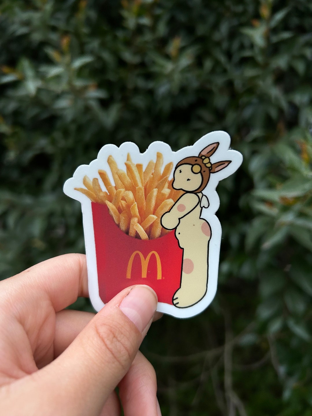 Sonny Angel X Mcdonalds Fries Sticker Sonny Angel Sticker Mcdonalds ...