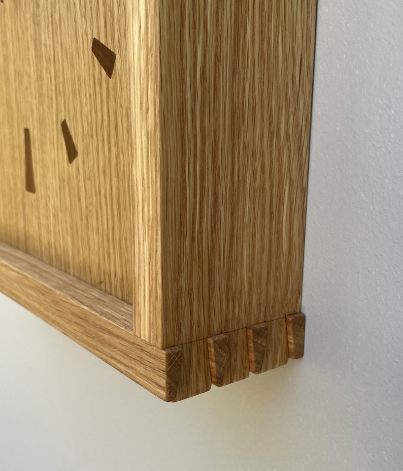 Dovetailed Riftsawn White Oak Wall Clock - Etsy